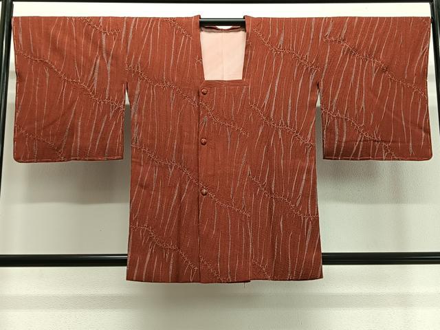 平和屋着物●名門　藤娘きぬたや・総絞り　道行コート　反端付き　正絹　逸品　未使用　CABB5244ua