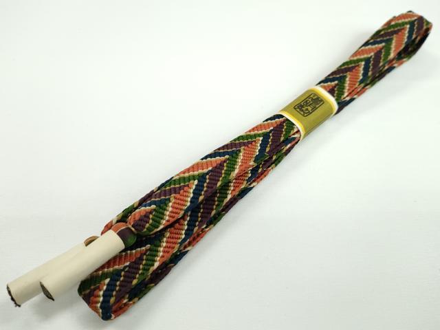 平和屋着物○極上 有職組紐道明 帯締め 新源氏組 宮内庁御用 国立