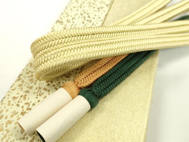 平和屋本店■極上　有職組紐道明　帯締め　冠組　宮内庁御用　国立博物館御用　東京芸術大学御用　逸品　未使用　CXAA0543s5