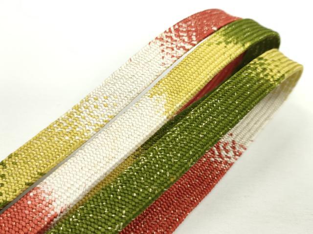 平和屋本店□極上 有職組紐道明 帯締め 高麗組 金糸 宮内庁御用 国立博物館