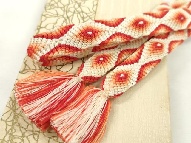 平和屋本店□極上 有職組紐道明 帯締め 唐組 宮内庁御用 国立博物館御用