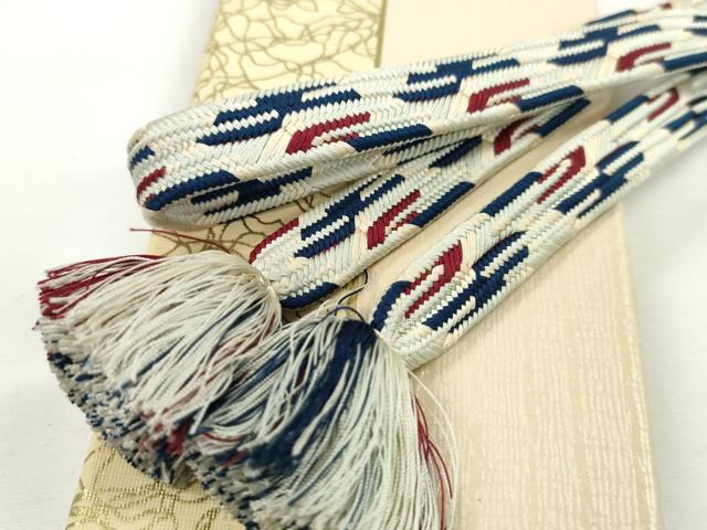 平和屋本店■極上　有職組紐道明　帯締め　変り貝の口組　宮内庁御用　国立博物館御用　東京芸術大学御用　逸品　CXAA0639s5