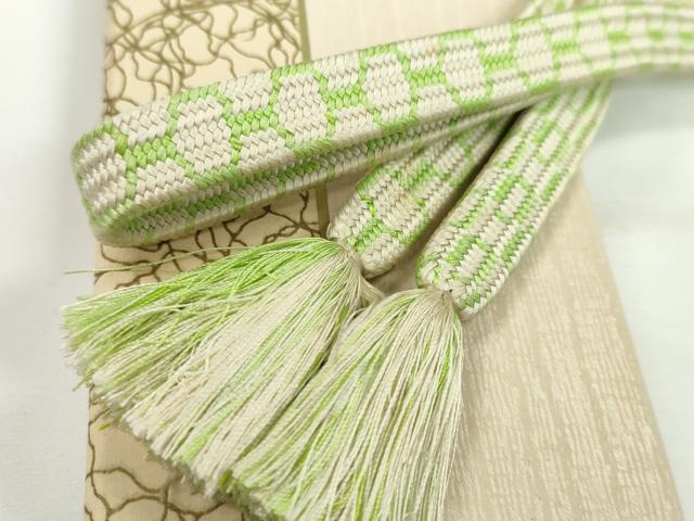 平和屋本店■極上　有職組紐道明　帯締め　亀甲組　宮内庁御用　国立博物館御用　東京芸術大学御用　逸品　CXAA0675s5