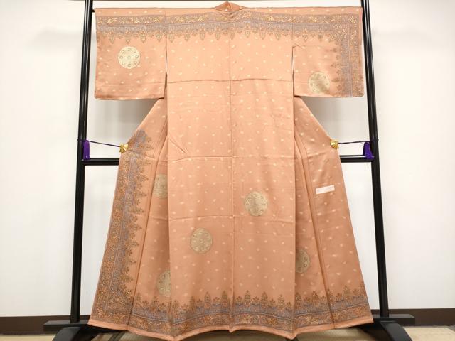 平和屋本店■極上　GIVENCHY　ジバンシー　訪問着　花唐草文　金彩　逸品　未使用　CYAA0990s5