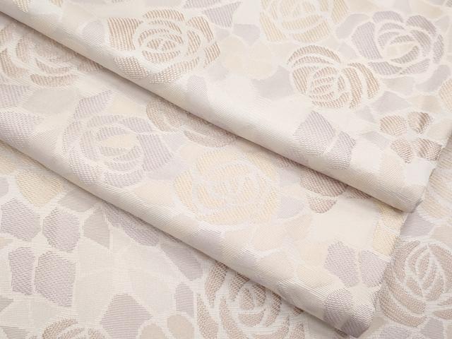 平和屋本店■極上　小紋　薔薇　さが美扱い　薄桜色地　逸品　CYAA1518s5