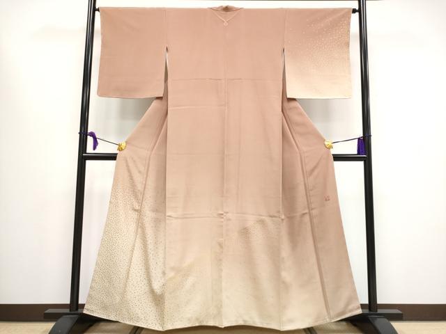 平和屋本店■極上　人間国宝　福田喜三郎　訪問着　箔散らし　暈し染め　金彩　逸品　未使用　CYAA1587s5