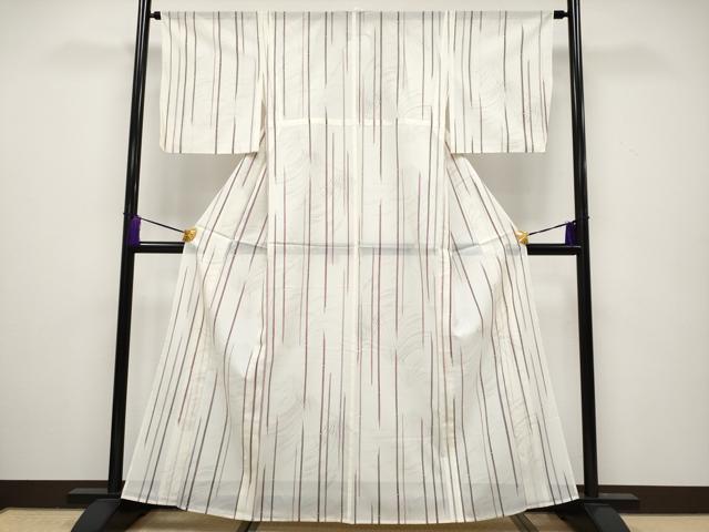 平和屋本店□極上 夏物 洗える最高級着物 ＜英＞はなぶさ謹製 小紋