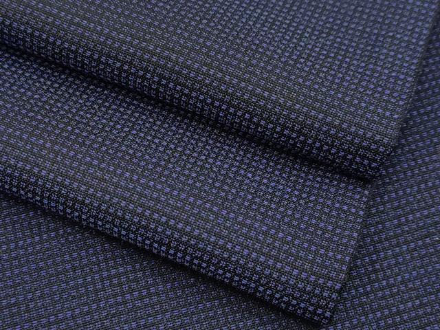 平和屋本店■極上　男性　お召　単衣　格子柄　逸品　CYAA1840s5