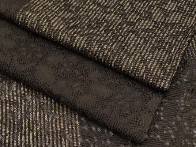 平和屋本店■極上　男性　夏物　小紋　草花紋紗　逸品　CYAA1847s5