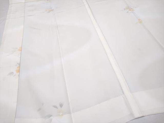 平和屋本店□上質な長襦袢 無双仕立て 枝花文 暈し染め 逸品