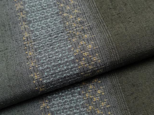 平和屋本店□極上 結城紬 奥順 おく玉 真綿結城紬107山亀甲絣