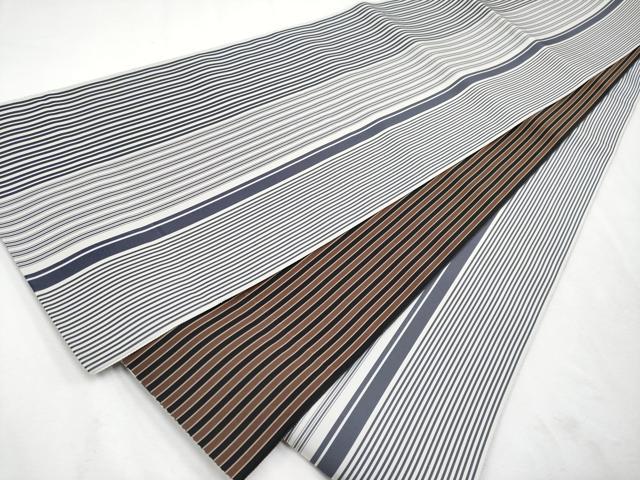 平和屋本店■極上　本場筑前博多織　両面　全通柄袋帯　間道　逸品　未使用　CYAA2071s5