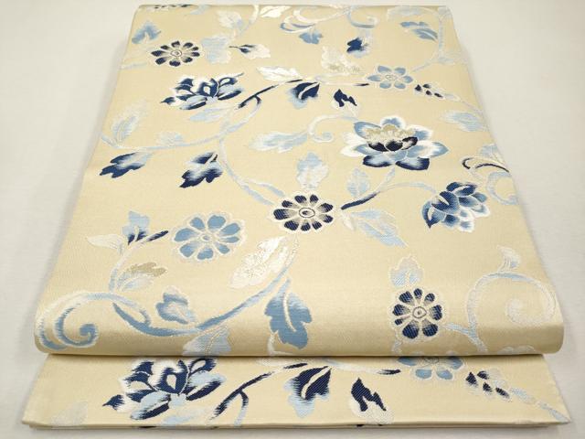 平和屋本店□極上 九寸開き名古屋帯 豹柄 ヒョウ柄 逸品 未