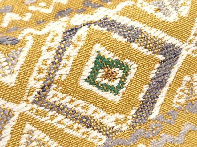 平和屋本店□極上 1854年創業 帯屋捨松 八寸名古屋帯 紬地