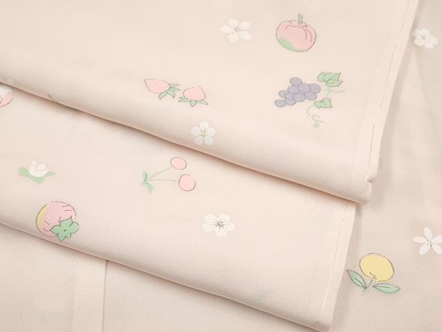 平和屋本店■上質な長襦袢　無双仕立て　成り物　灰桜色地　逸品　未使用　CYAA2215s5