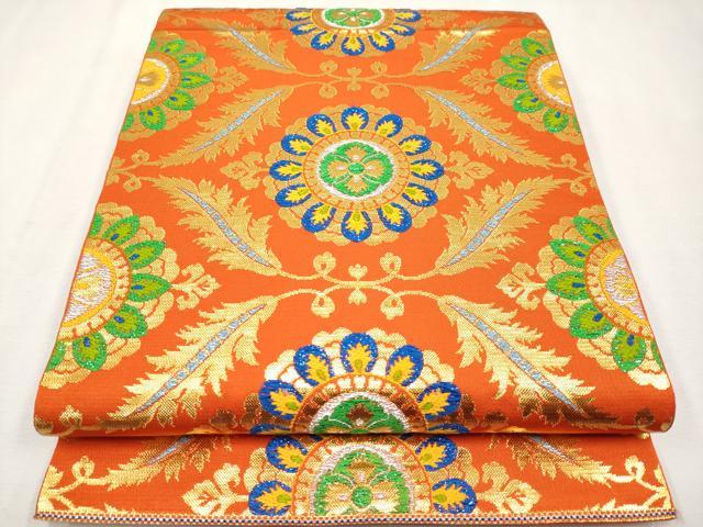 平和屋本店■極上　龍村美術織物　たつむら　六通柄　本袋帯　唐織　波斯花宴錦　金銀糸　逸品　未使用　CYAA2231s5