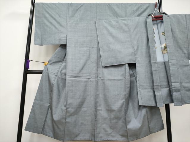 平和屋本店■極上　男性　本場大島紬　アンサンブル　100亀甲　総詰め　逸品　CYAA2378s5