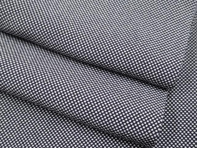 平和屋本店■極上　江戸小紋　行儀　黒紅色地　逸品　CYAA2593s5