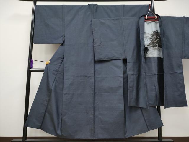 平和屋着物■極上　男性　本場大島紬　100亀甲　アンサンブル　総詰め　逸品　CYAA2639s5