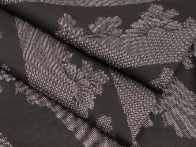 平和屋着物■極上　本場大島紬　9マルキ　枝菊文　逸品　CYAA2744s5