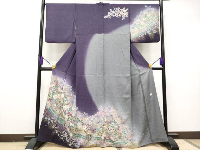 平和屋着物■極上　訪問着　辻が花　絞り　暈し染め　金銀彩　逸品　CYAA2765s5