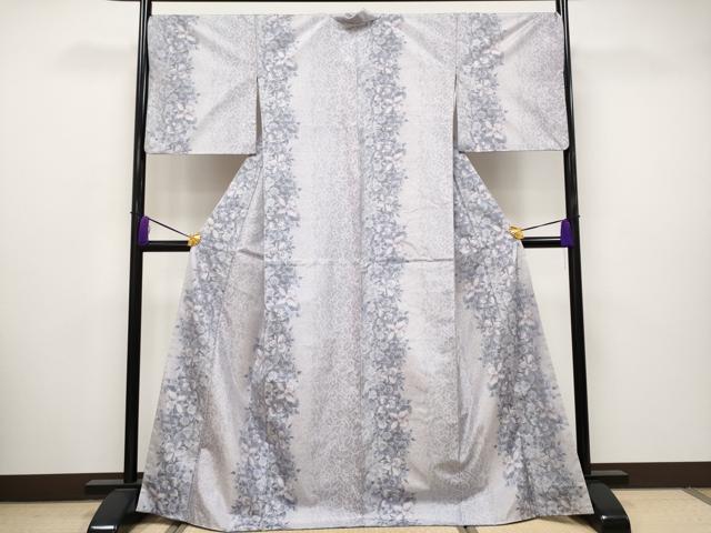 平和屋本店■極上　都喜ヱ門　本場大島紬　白大島　7マルキ　花そぞろ　総絣　藤絹織物謹製　やまと誂製　証紙付き　逸品　CYAA2784s5