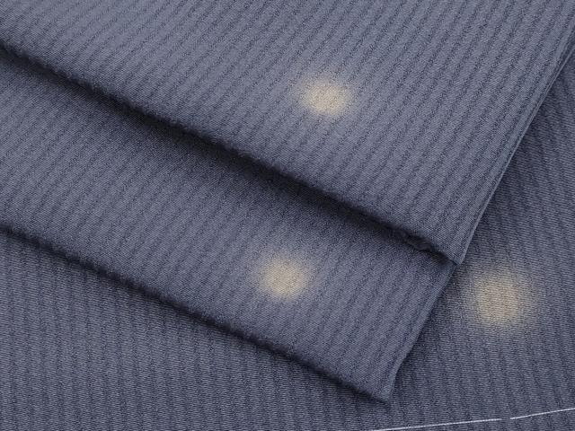 平和屋着物■極上　小紋　蛍暈し　濃鼠色地　逸品　未使用　CYAA2862s5