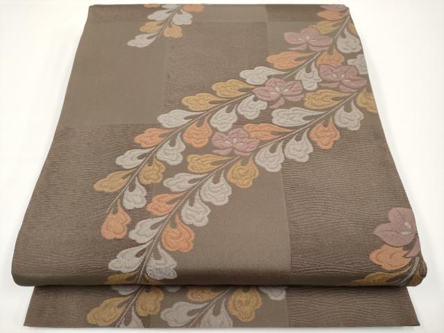 平和屋着物■極上　撫松庵　六通柄　京袋帯　枝花文　逸品　CYAA2963s5