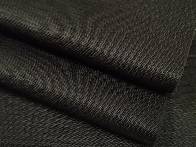 平和屋本店■極上　本場黄八丈　黒八丈　紬　八寸名古屋帯　逸品　CYAA2976s5