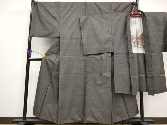 平和屋着物■極上　男性　本場大島紬　アンサンブル　キングサイズ　100亀甲　総詰め　逸品　CYAA3143s5