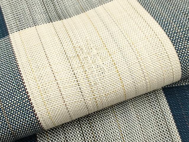 平和屋着物□極上 夏物 本場筑前博多織 八寸名古屋帯 からむし織 伝統