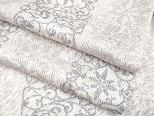 平和屋着物■極上　夏物　小紋　花唐草紋紗　暈し染め　逸品　CYAA3221s5