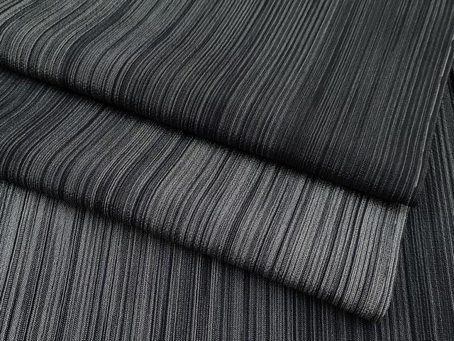 平和屋着物■極上　本塩沢　単衣　縞　逸品　未使用　CYAA3262s5