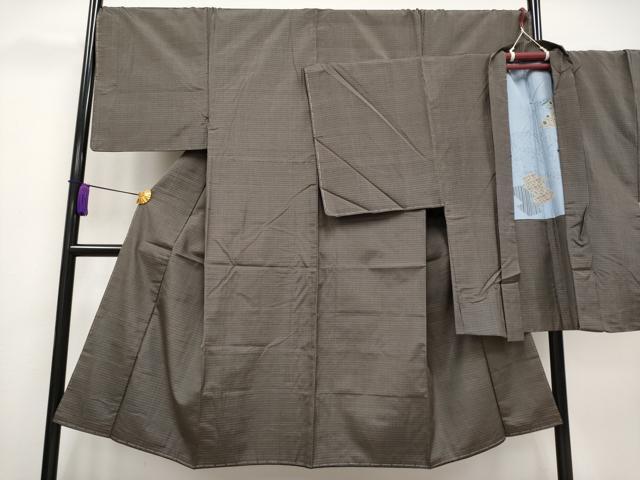 平和屋着物■極上　男性　本場大島紬　アンサンブル　亀甲柄　逸品　未使用　CYAA3282s5