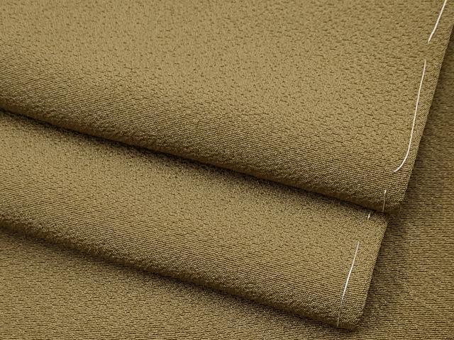 平和屋着物■極上　色無地　黄橡色地　逸品　未使用　CYAA3299s5