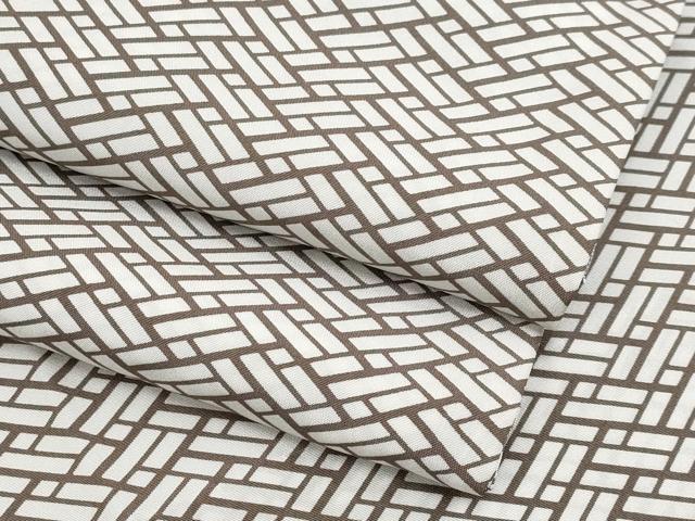 平和屋着物■極上　男性　長襦袢　無双仕立て　キングサイズ　桧垣文様　白地　逸品　CYAA3334s5