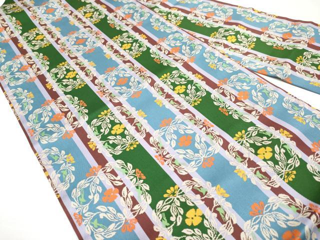 平和屋着物□極上 龍村美術織物 たつむら 九寸名古屋帯 天平花