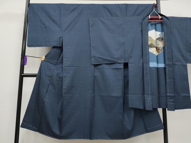 平和屋着物■極上　男性　本場大島紬　アンサンブル　100亀甲　総詰め　逸品　未使用　CYAA3423s5