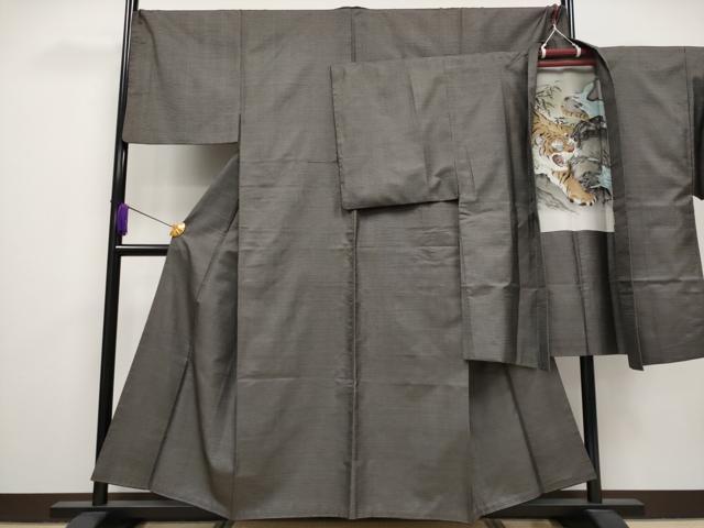 平和屋着物■極上　男性　本場大島紬　アンサンブル　100亀甲　総詰め　逸品　CYAA3427s5