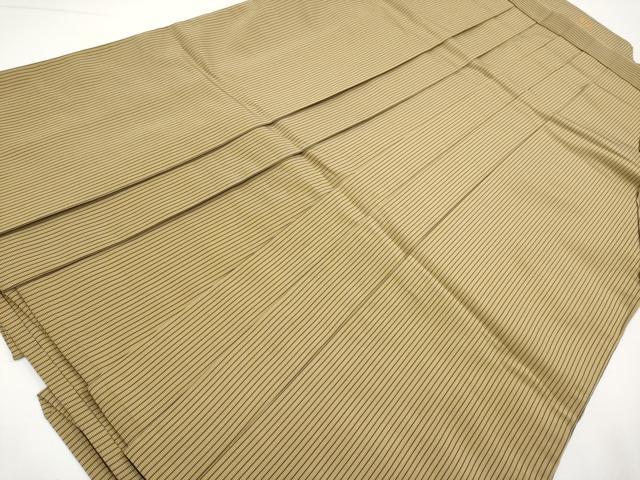 平和屋着物■極上　男性　創業100年　毘龍織　安部吉　男性　馬乗り袴　縞　逸品　CYAA3488s5