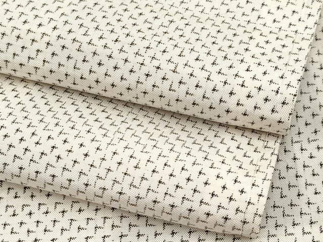 平和屋着物■極上　本場大島紬　白大島　十字絣　逸品　未使用　CYAA3556s5