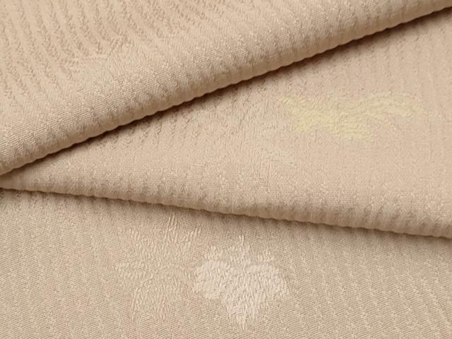 平和屋着物■極上　小紋　鳳凰桐竹地紋　洗柿色地　逸品　CYAA3574s5