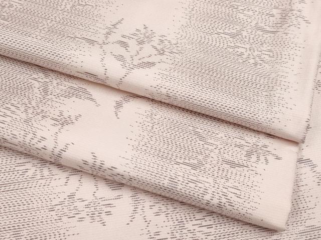 平和屋着物■極上　本場大島紬　枝花文　灰桜色地　逸品　CYAA3620s5