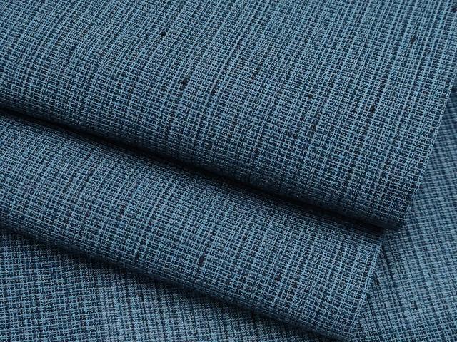 平和屋着物■極上　夏物　男性　紗紬　色無地　鉄御納戸色地　逸品　CYAA3629s5