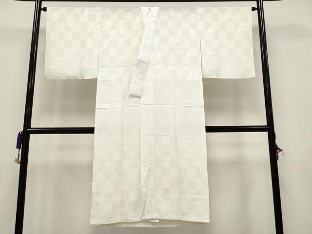 平和屋着物■上質な長襦袢　無双仕立て　七福神地紋　女郎花色地　半衿刺繍　逸品　未使用　CYAA3699s5