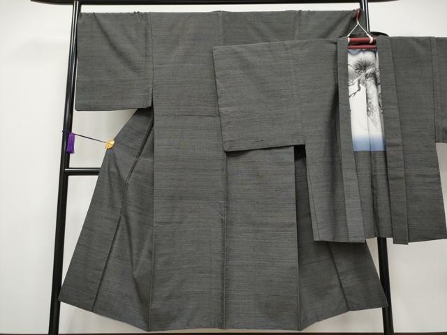 平和屋着物■極上　男性　紬　アンサンブル　100亀甲　総詰め　逸品　CYAA3702s5