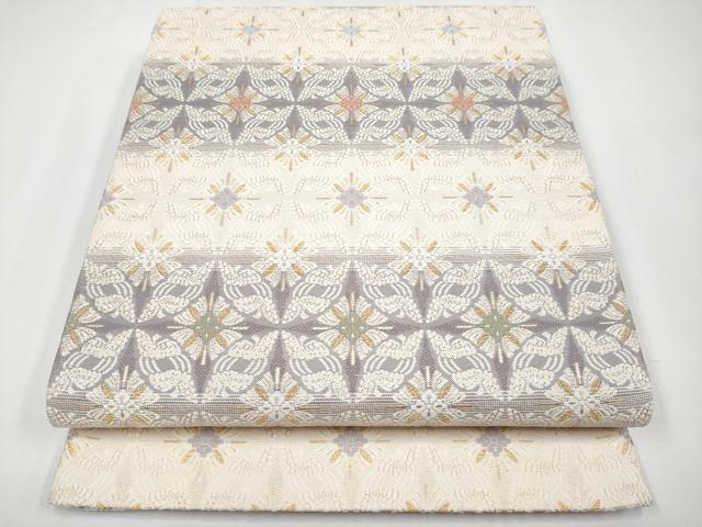 平和屋着物■極上　全通柄袋帯　唐織　花菱鳥文　金糸　逸品　CYAA3722s5