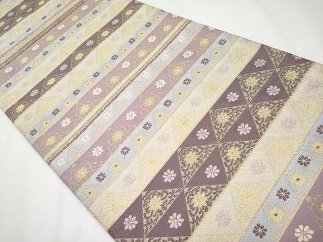 平和屋着物□極上 創業280年 誉田屋源兵衛 六通柄袋帯 唐織