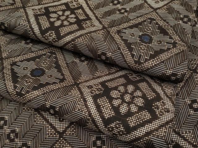 平和屋着物■希少　本場大島紬　龍郷絣　逸品　CYAA3812s5