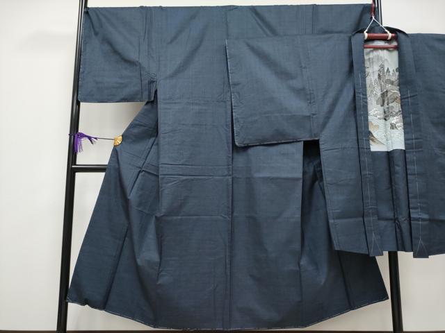 平和屋着物■極上　男性　本場大島紬　アンサンブル　キングサイズ　100亀甲　総詰め　逸品　未使用　CYAA3920s5